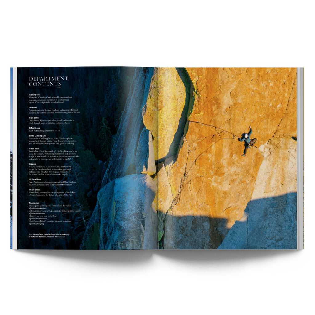 Alpinist Magazine Issue 76 - Winter 2021-22 – Height of Land Publications