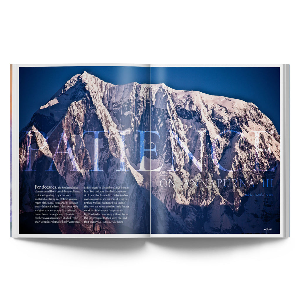 Alpinist Magazine Issue 78 - Summer 2022 – Height of Land Publications